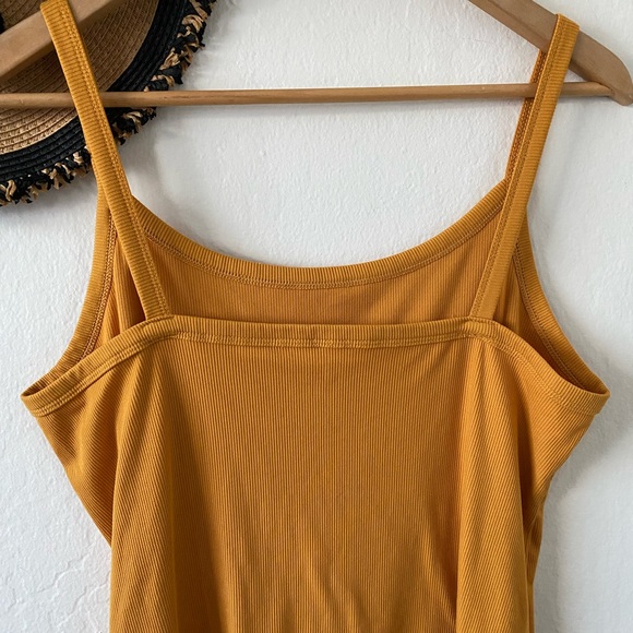 No Boundaries | Tops | No Boundaries Mustard Yellow Ribbed Tank Top ...